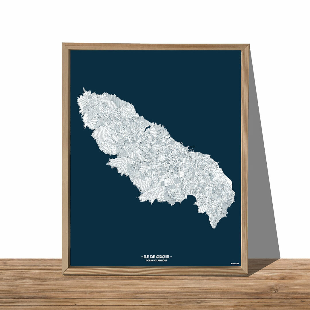 Affiche - Ile de Groix - L'INATELIER - Made in France